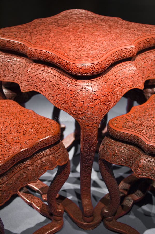 Chinese stools stock image. Image of impressive, lacquerwork - 13186489