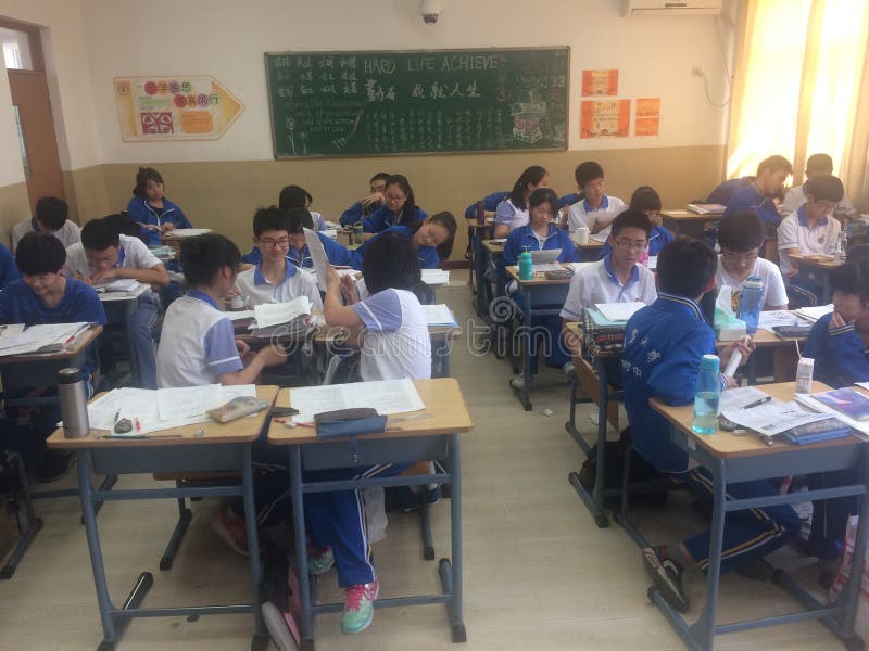 Students having a class editorial photography. Image of classroom ...