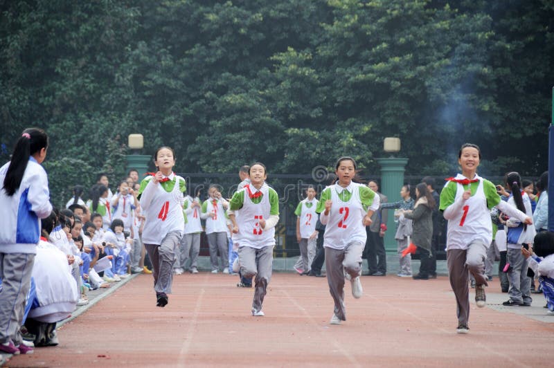 Chinese school children editorial stock photo. Image of culture - 20289173
