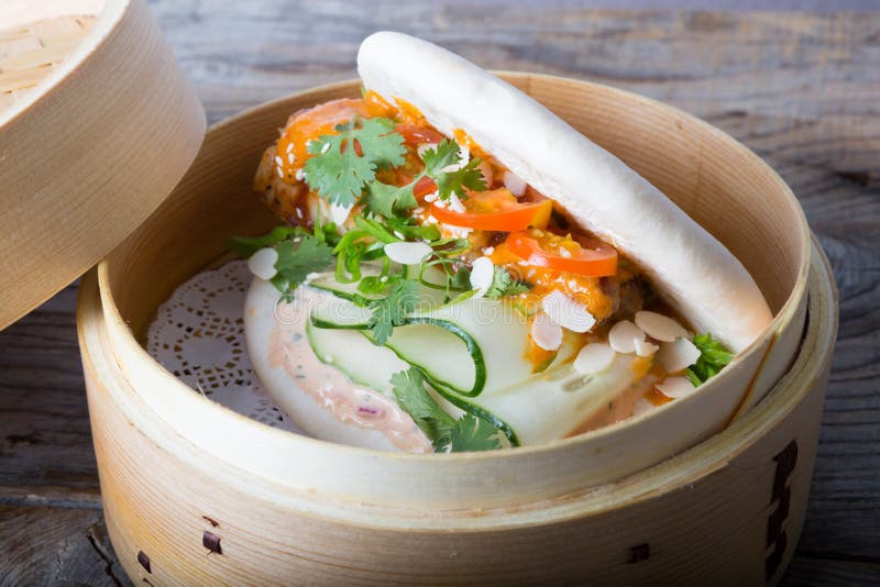 Chinese stuffed bread stock photo. Image of nuts, cuisine - 95188458