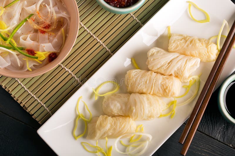 Chinese stuffed cabbage stock image. Image of spicy, meat - 64911153