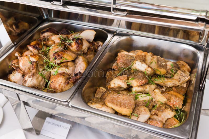 Chinese Style Buffet Dishes Stock Image - Image of meat, dish: 68196333