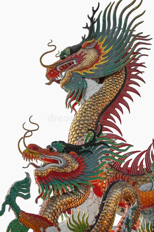 Chinese Style Dragon Statue Stock Photo - Image of faith, power: 58622880