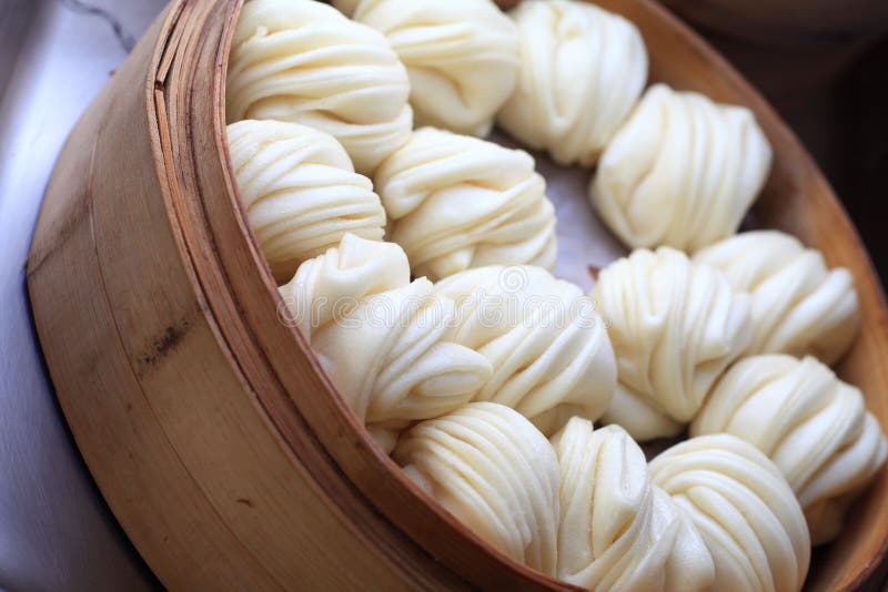 Chinese Style Dumpling and Buns Stock Image - Image of donuts ...