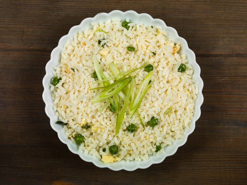 Chinese Style Egg Fried Rice Stock Photo - Image of cooked, rice: 84371346