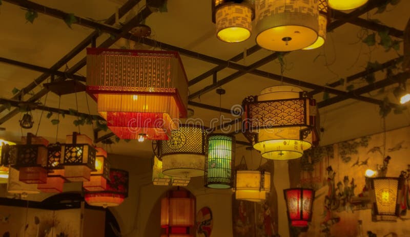 Chinese style Lantern stock photo. Image of style, imperial - 61633356
