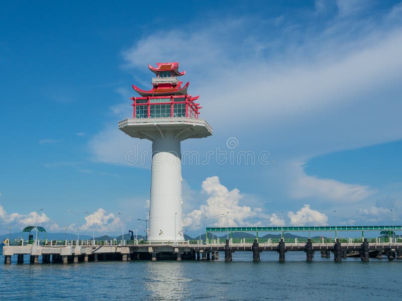 Chinese lighthouse stock photo. Image of peace, marine - 26712556