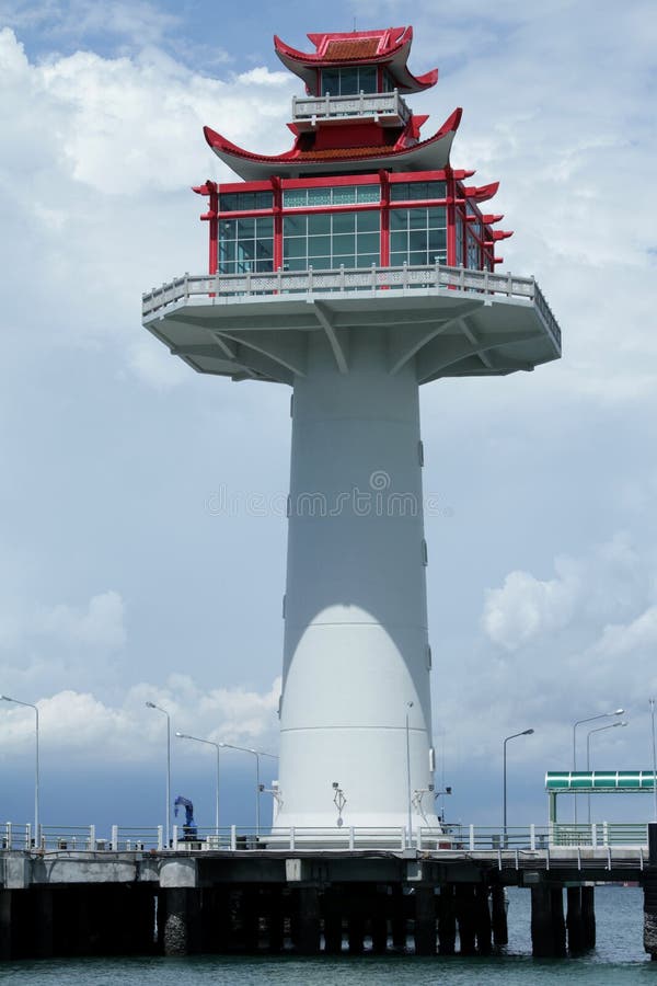 Chinese lighthouse stock photo. Image of peace, marine - 26712556