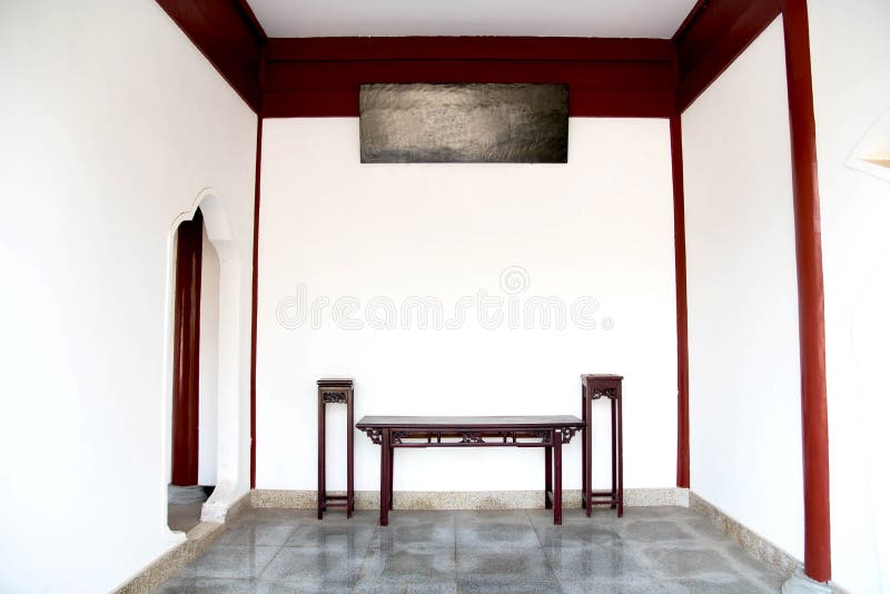 Chinese style living room stock image. Image of door - 86859609