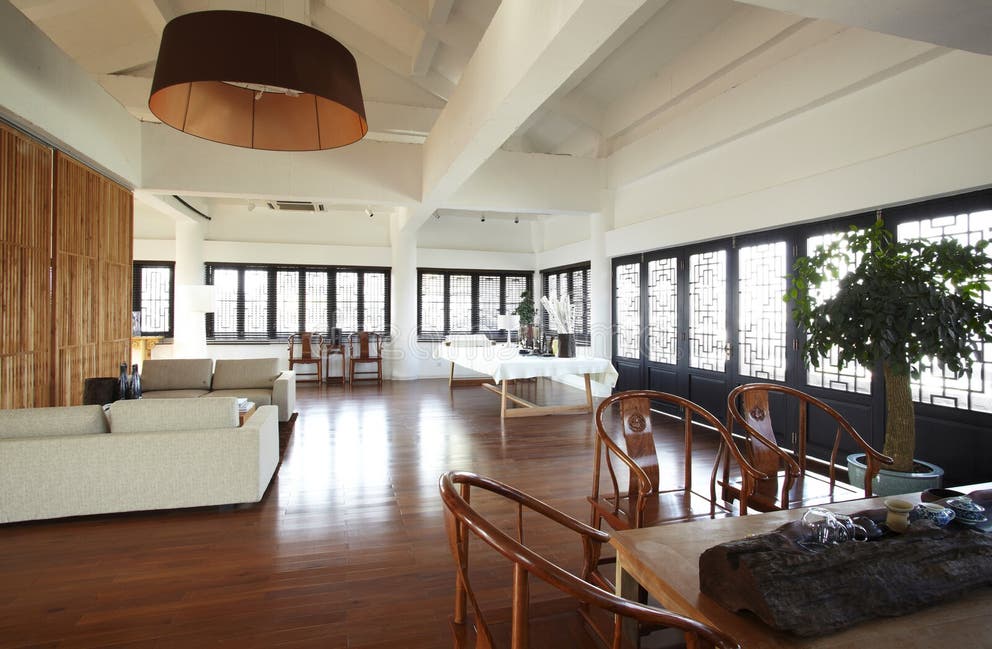 Chinese style office space stock photo. Image of color - 23832270