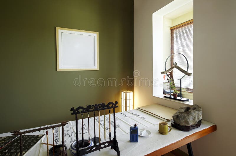 Chinese Style Private Studio Stock Image - Image of apartment, floor ...