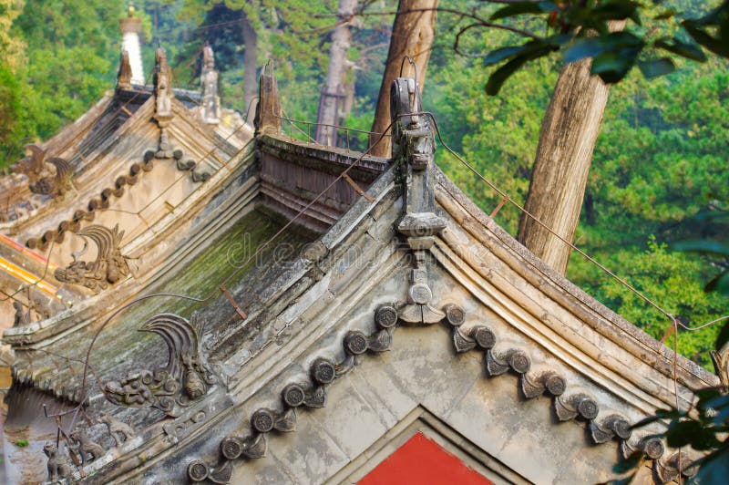 Chinese style roof stock image. Image of building, roof - 60539357