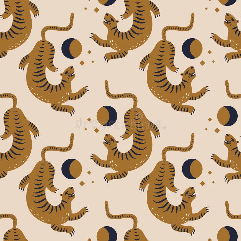 Chinese Pattern Tiger Stock Illustrations – 4,940 Chinese Pattern Tiger ...