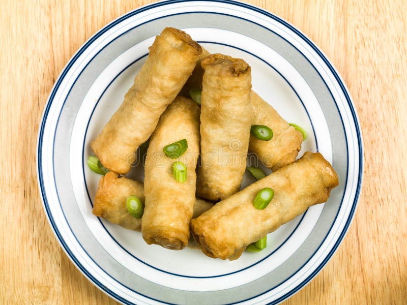 Chinese Style Vegetable Spring Rolls Stock Image - Image of lifestyle ...