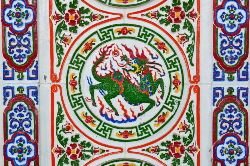 Chinese style wall tiles stock image. Image of tiles - 22082061