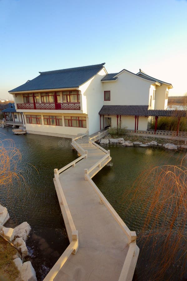 Chinese Style Winding Bridge Stock Photo - Image of relax, historical ...