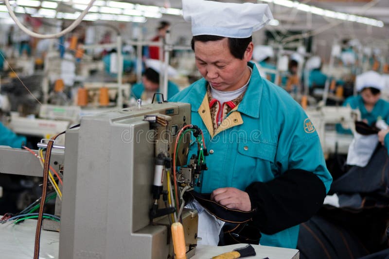Chinese sweat factory editorial image. Image of employees - 19030525