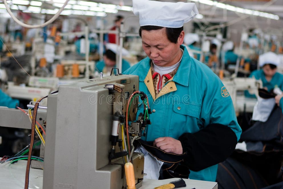 Chinese sweat factory editorial photography. Image of factory - 19030542