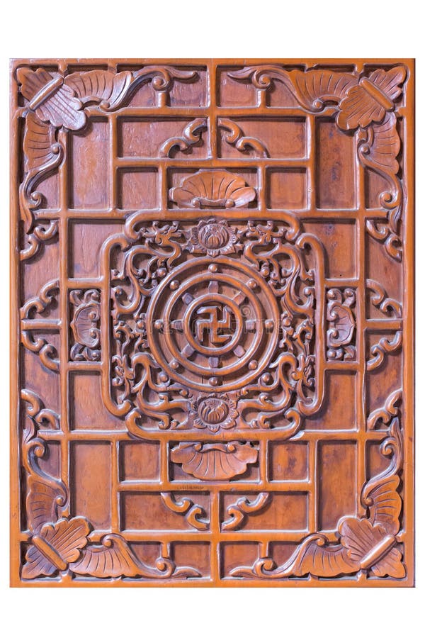 Chinese Symbol Pattern on Wood Stock Image - Image of vintage, china ...