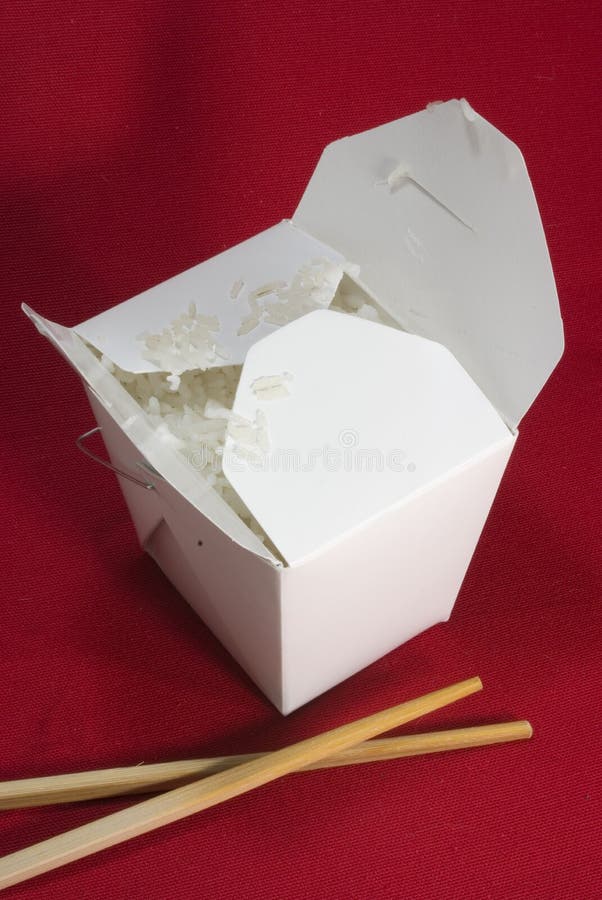 Chinese take out rice stock image. Image of white, oriental - 12993243