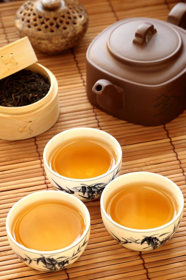 Traditional Chinese Tea Ceremony Accessories (tea Pot and Feng H Stock ...