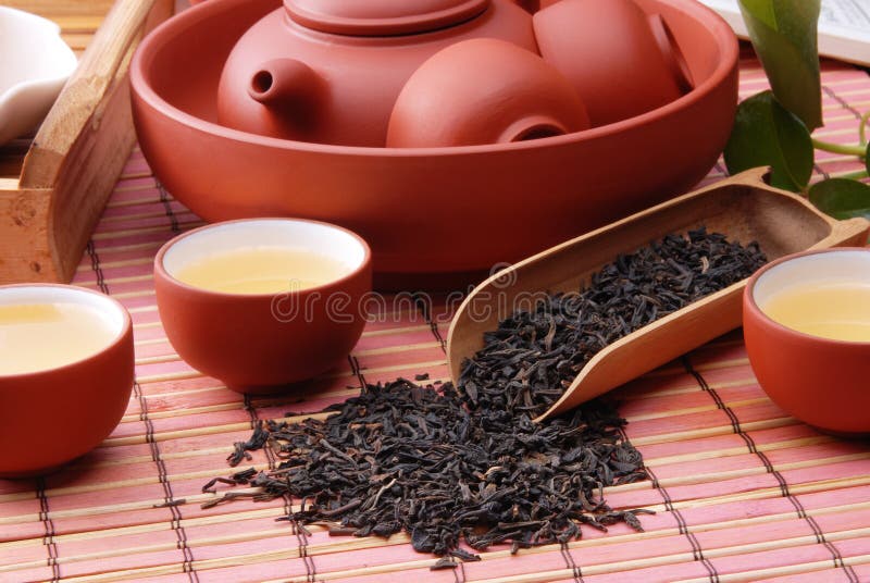 Chinese tea stock photo. Image of leaf, isolated, food - 16201220