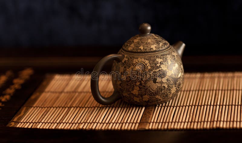 Chinese tea stock photo. Image of statuettes, patterns - 49724074