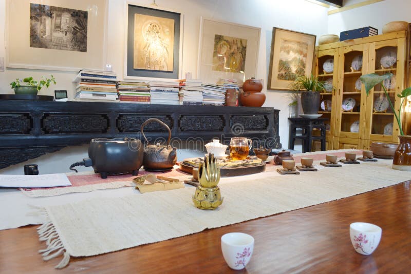 Chinese tea ceremony editorial stock photo. Image of beautiful - 61857983