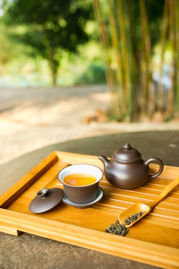 Chinese tea ceremony stock image. Image of leaf, ceremony - 31175693