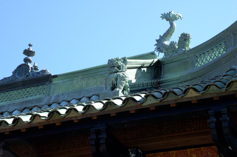 Chinese Tea House roof stock photo. Image of oriental, exotic - 116304