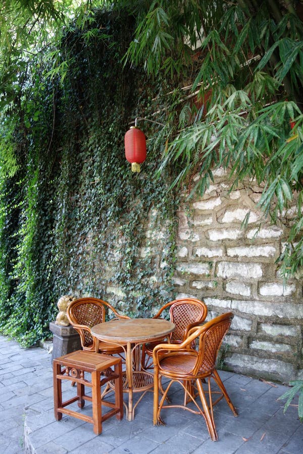 Chinese tea house stock photo. Image of garden, comfortable - 68035312