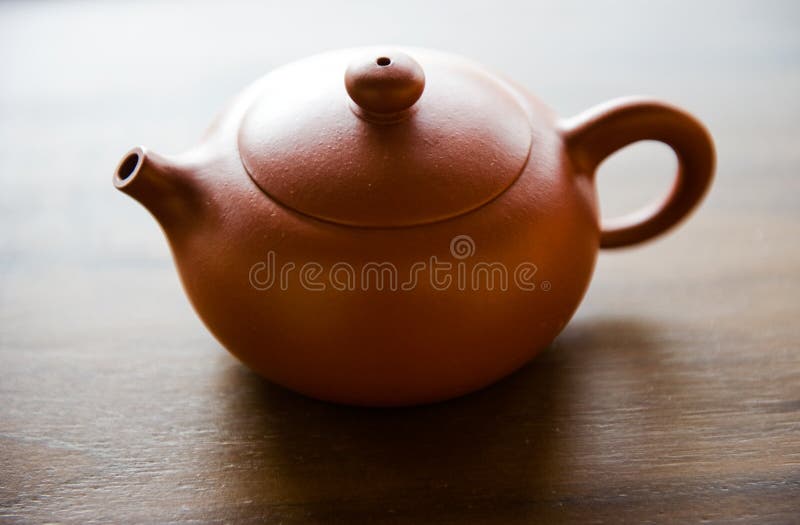 Chinese tea pot stock photo. Image of clay, ceramics - 12834512