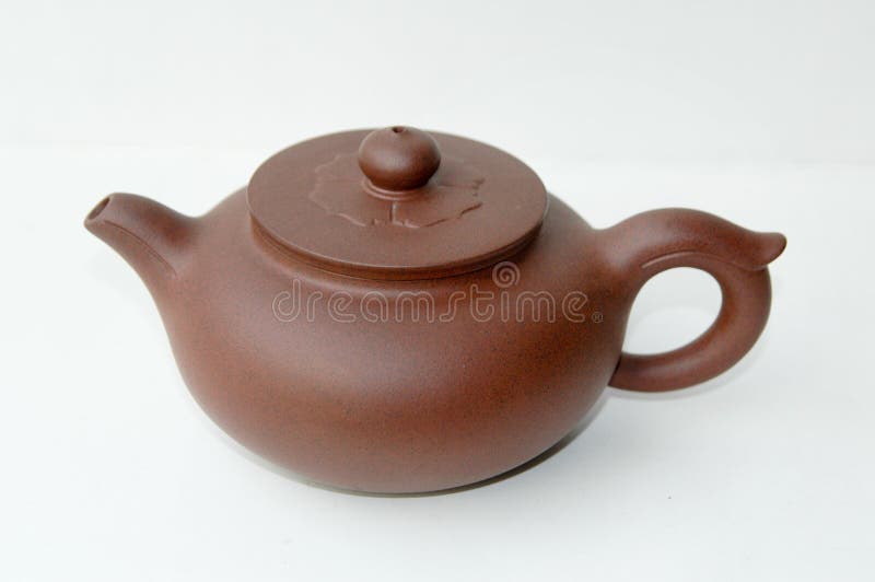 Chinese tea pot stock image. Image of clay, china, service - 3874081