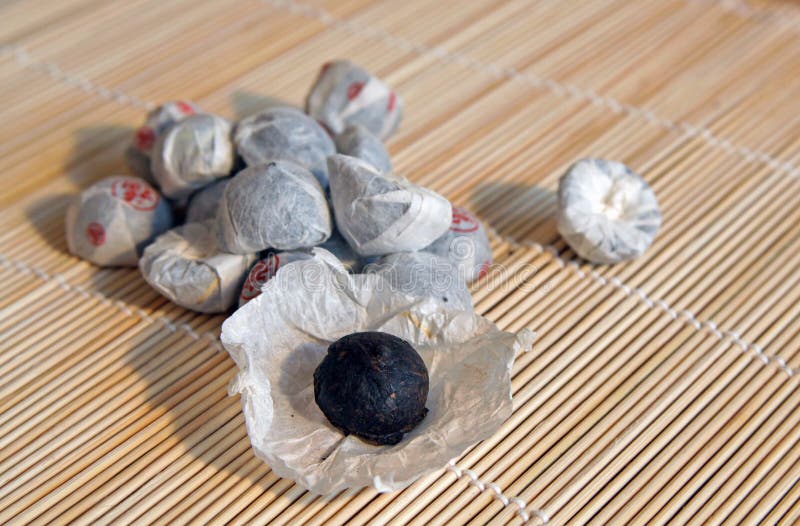 Chinese tea pu-er stock image. Image of chinese, dome - 16136557