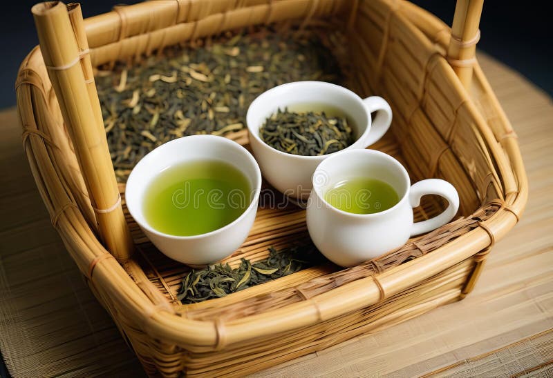 Chinese Tea 10. Quality Dried Chinese Tea Leaves with Freshly Brewed ...
