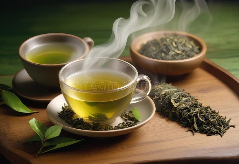 Chinese Tea 10. Quality Dried Chinese Tea Leaves with Freshly Brewed ...