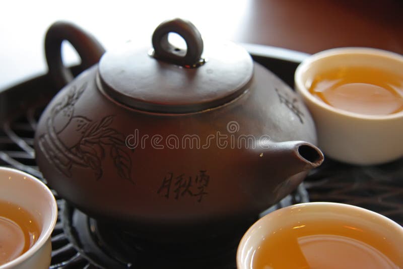 Chinese tea service stock photo. Image of breakfast, chinese - 3426846
