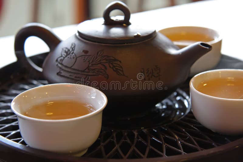 Chinese tea service stock photo. Image of brew, beverages - 4087444