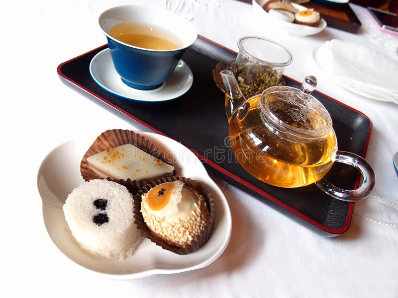 Chinese tea set stock image. Image of asian, chinese - 38232073