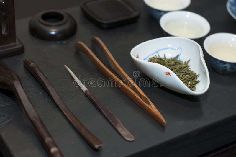 Chinese tea set stock image. Image of brew, china, ceramic - 55945919
