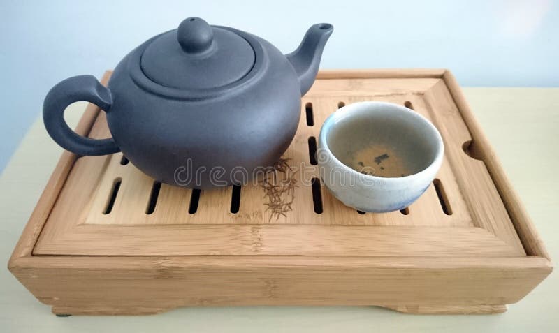 Chinese Tea Set stock photo. Image of decoration, attractive - 117607074