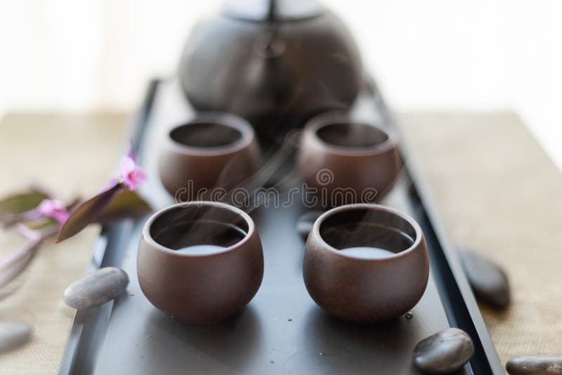 Chinese tea Set up stock photo. Image of health, relaxation - 172331512