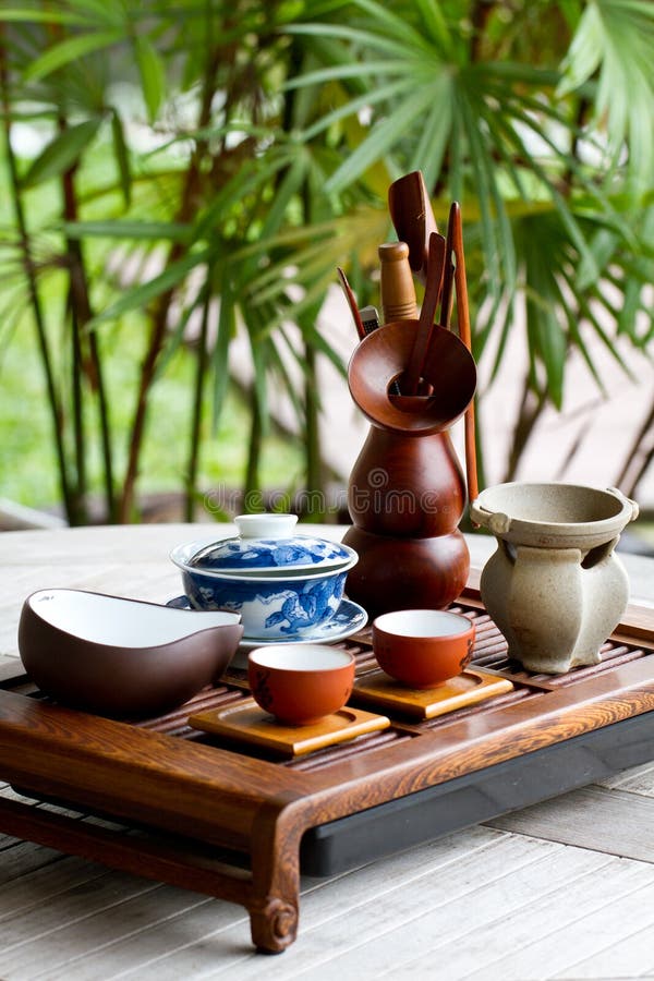 Chinese tea-set stock image. Image of cups, objects, pottery - 30316117