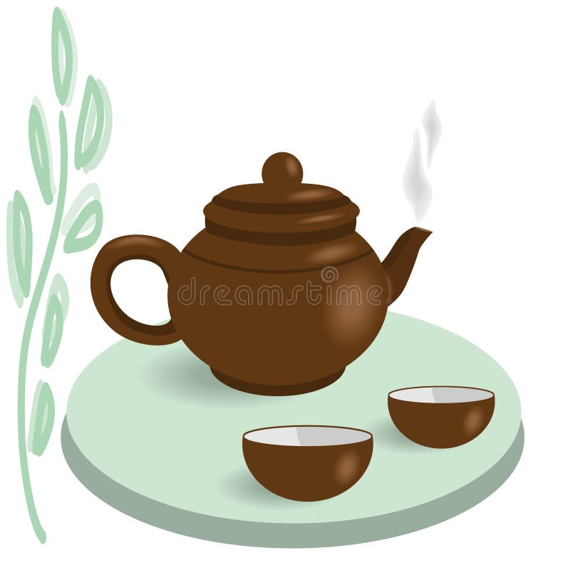 Chinese tea stock vector. Illustration of icon, traditional - 3783346