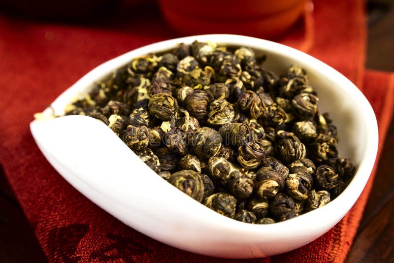 Chinese tea on wood plate stock photo. Image of macro - 71094608