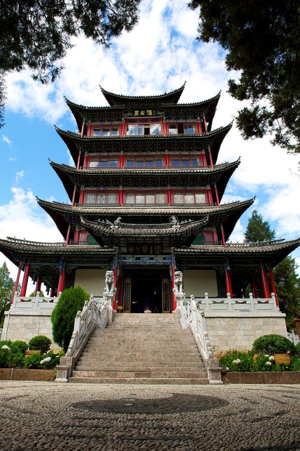 Chinese Traditionele Boeddhistische Tempels, Kaiyuan-Tempel Stock ...