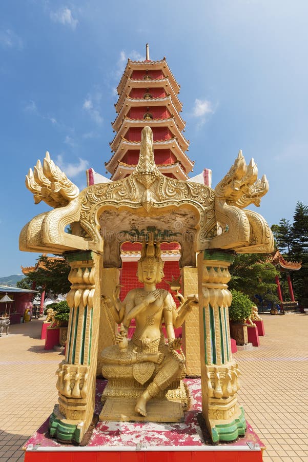 Chinese Tempel in Hong Kong, China Stock Afbeelding - Image of ...