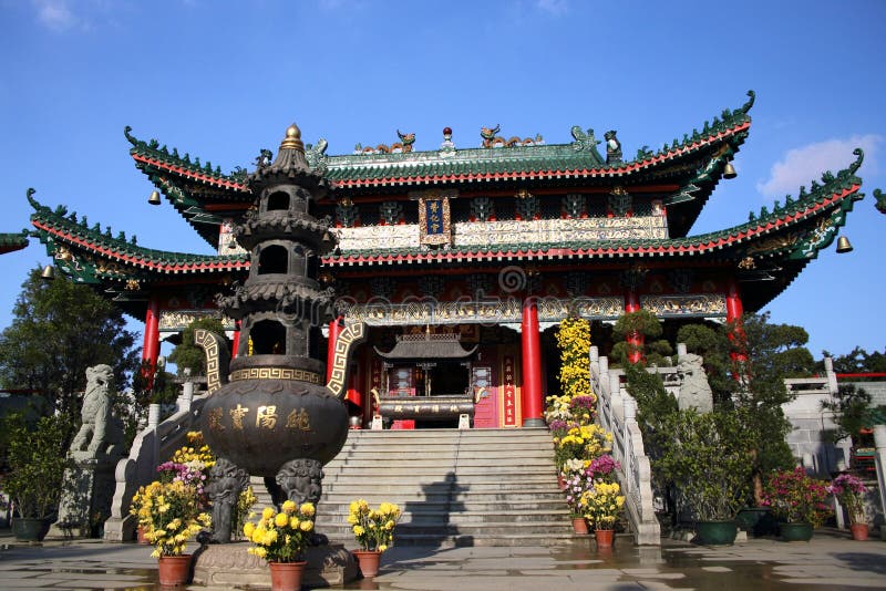 Chinese Tempel in Sheung Shui Redactionele Foto - Image of traditioneel ...