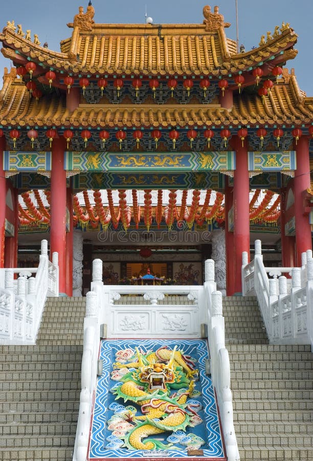 Chinese temple stock image. Image of architecture, decors - 26940495