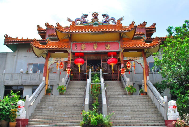 Chinese temple stock image. Image of good, cool, greek - 8374361